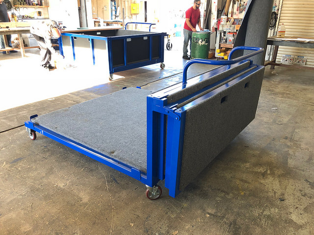Aerospace Packaging: Custom Part Handling Carts