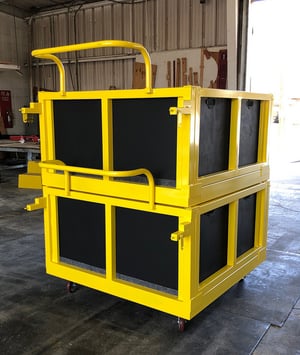 Custom-Made Aerospace Packaging Cart