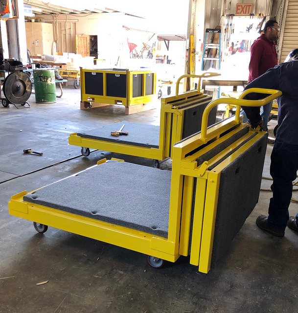 Custom-Made Aerospace Packaging Cart